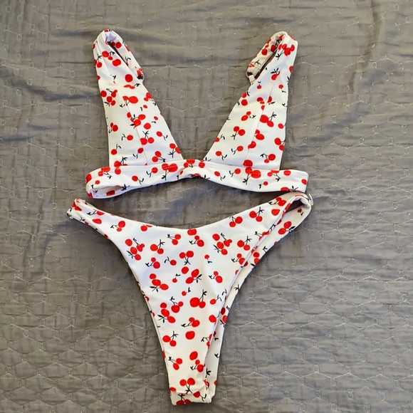 Cupshe | Swim | Cherry Bathing Suit | Poshmark